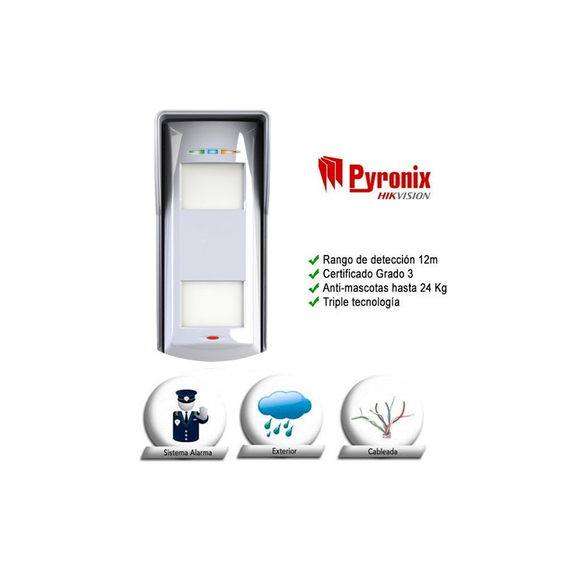 Detector de movimiento exterior Pyronix XDL12TT-AM
